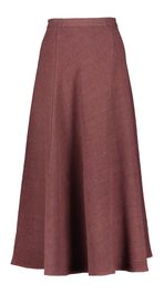 Burgundi lange rok Gala Mardi